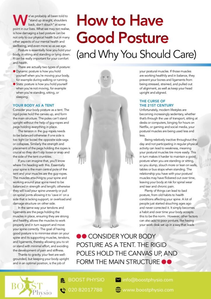 How To Improve Posture - Boost Physio